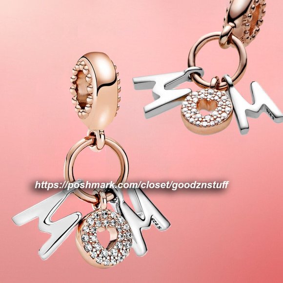 Pandora | Jewelry | Pandora Mom Letters Dangle Charm 788828c | Poshmark